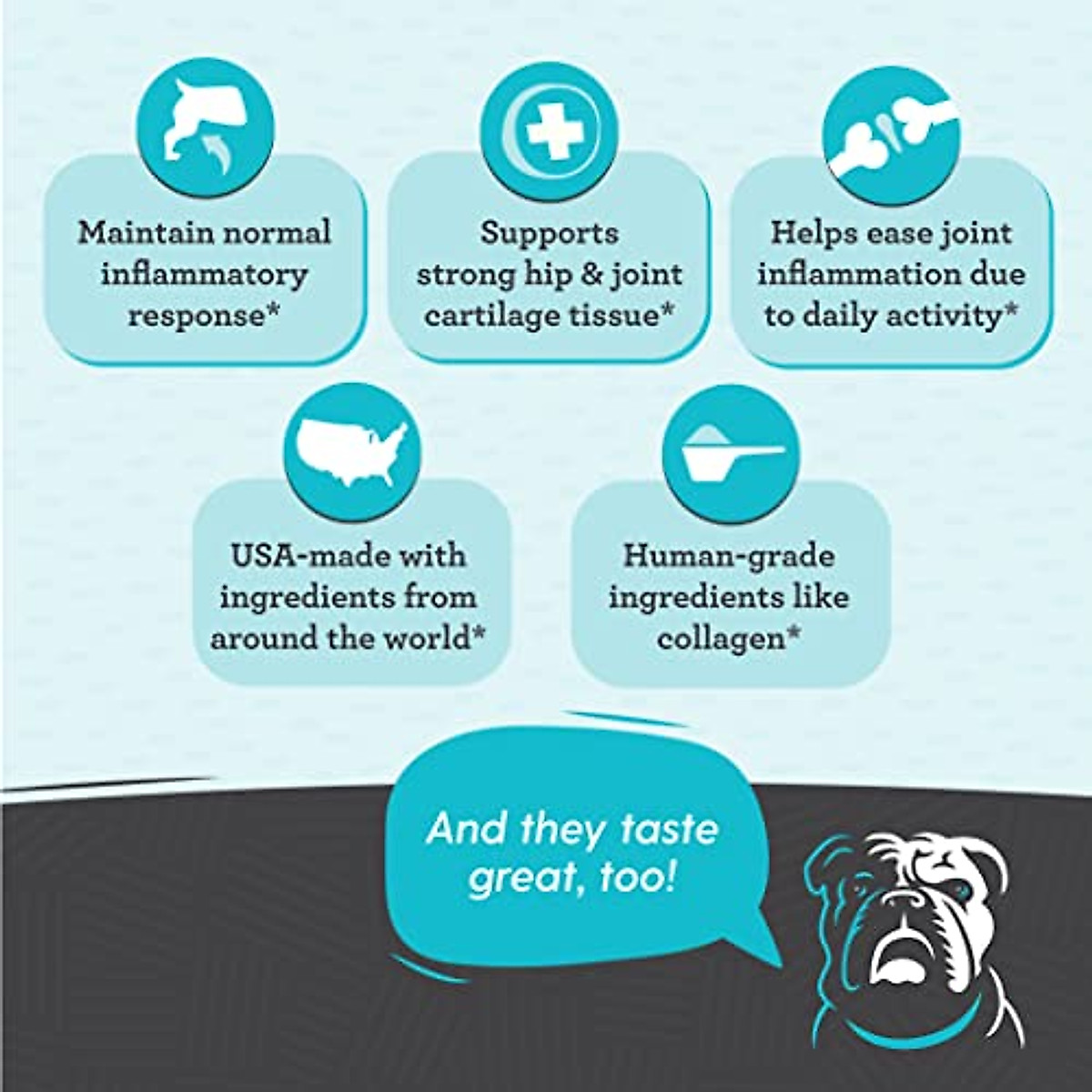 Hip & Joint Supplement for Dogs, 33% More 120 Soft Mobility Chews Glucosamine Chondroitin, Collagen, Turmeric, Hyaluronic Acid, Flaxseed, Vitamin C & E, for Small & Large Breeds, Vet Recommended