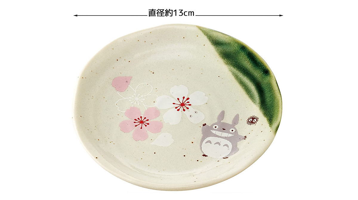 Official Totoro Sakura Plate: Japanese Studio Ghibli Dish