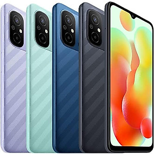 Xiaomi Redmi 12C 4G LTE (64GB + 3GB) Factory Global Unlocked GSM 6.71" 50MP Dual Camera (ONLY T-Mobile/Mint USA Market) + (w/Fast Car Charger Bundle) (Ocean Blue)