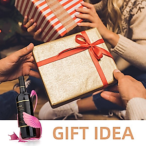 Too-arts Flamingo Wine Holder Wine Shelf Metal Sculpture Home Crafts Decoration