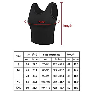 SATINIOR 4 Pieces Women Basic Crop Tank Top Short Sleeveless Sports Crop Top Black, Dark Gray, Olive-Drab, Chocolate, Medium