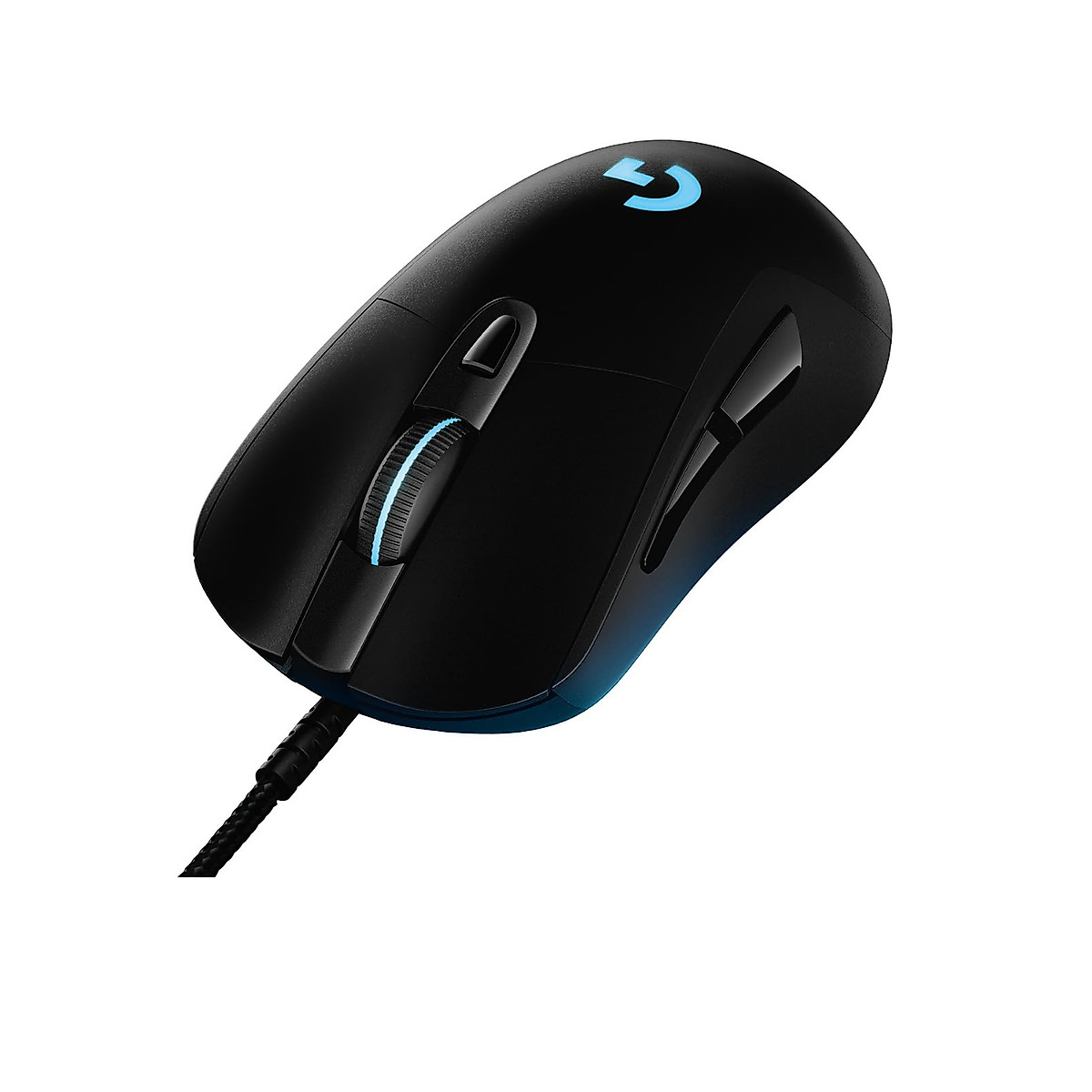Logitech G403 Hero Wired Gaming Mouse, Hero 16K Sensor, 16000 DPI, RGB Backlit Keys, Adjustable Weights, 6 Programmable Buttons, On-Board Memory, Braided Cable, PC/Mac/Laptop - Black