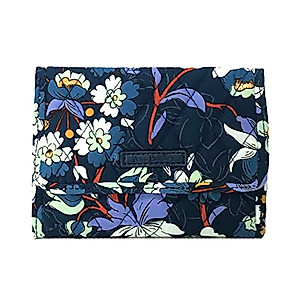 Vera Bradley Flower Print Euro Wallet RFID Protection, Floral Bursts