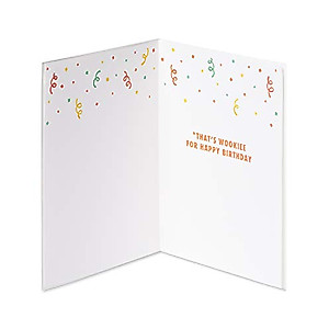 Papyrus Funny Star Wars Birthday Card (Wookie for Happy Birthday)