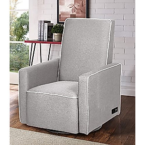 Relax A Lounger Lyndon Glider Chair with Ottoman, Taupe