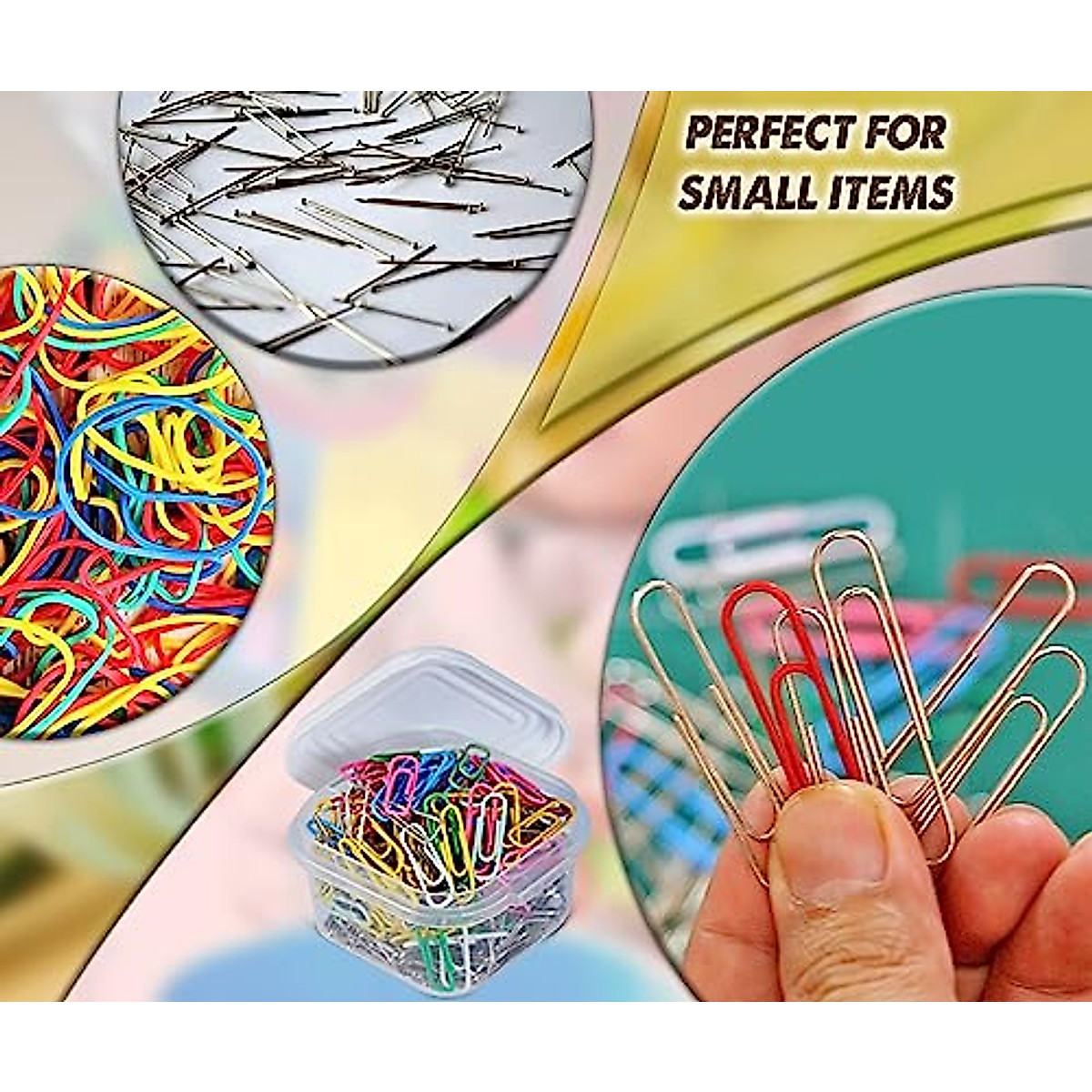 ARSUK 4 oz Small Containers with lids Clear Jars, Freezer Storage Plastic Containers for Travel, Kitchen Food Storage, Soups, Snacks, Candy, Screw, Arts and Crafts, Condiment, Reusable BPA-Free