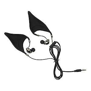 Mikikit Women Noise Fake in Accessories Earphone Computer Halloween Tablet Kids Phones Headphone Stereo Elves Elf in- with Earbuds Exercise Costume Phone Cell in-Ear Accessory Practical