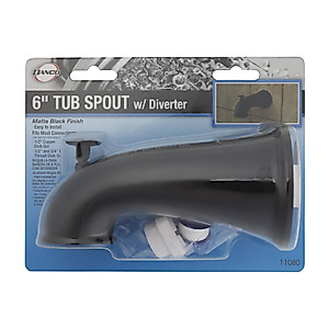 Danco 11080 Tub Spout, No Size, Matte Black