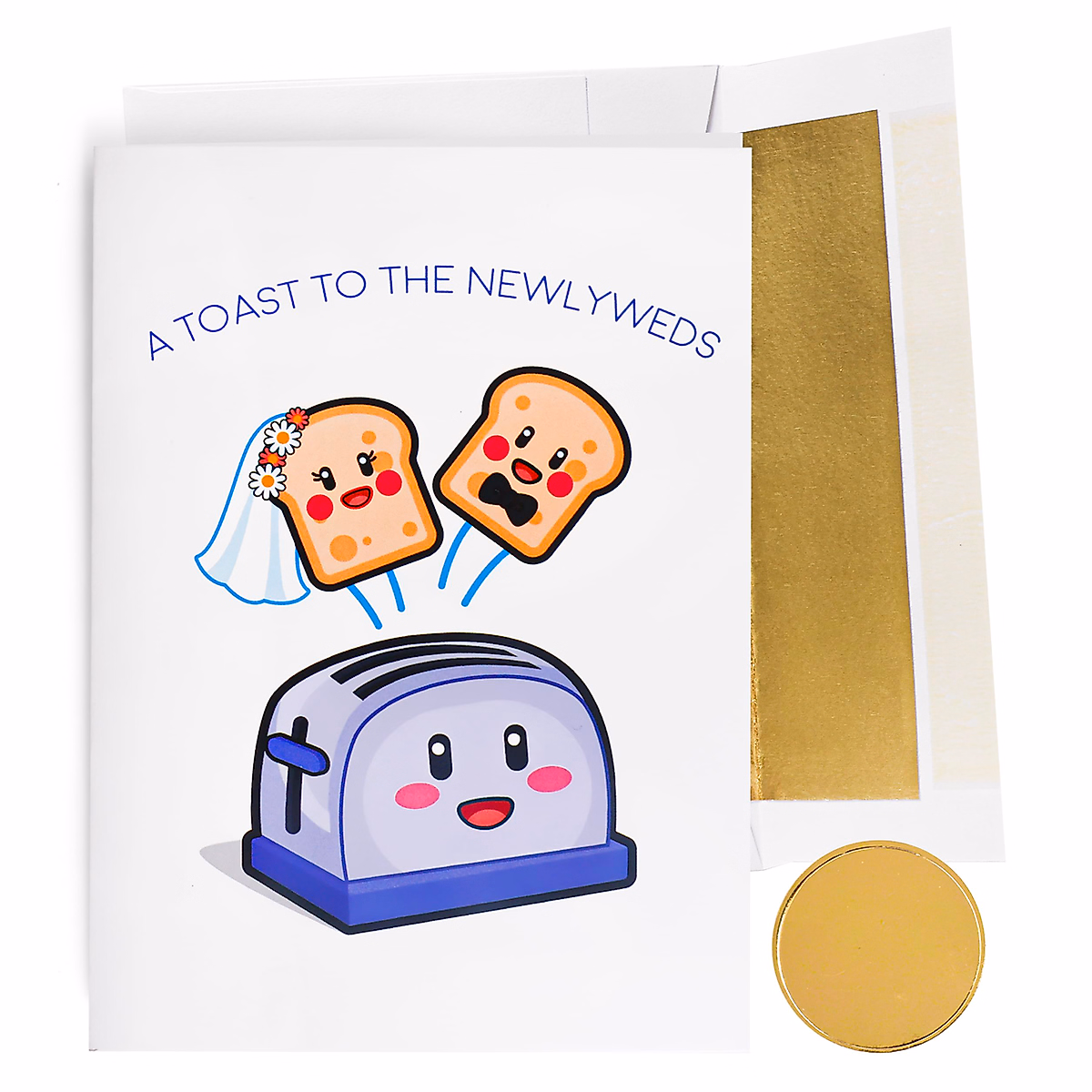 GIFTING GIGGLES Funny Wedding Card for couple | Newly Weds | Marriage Card for Couple | Wedding Day Congrats Gift | Congratulations Card | Premium Quality with Envelope and Seal