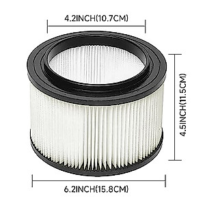 Reinlichkeit 17810 Replacement Filter For Craftsman General Purpose Vacuum Filter, 3 To 4 Gallons, 9-17810 1 Pack