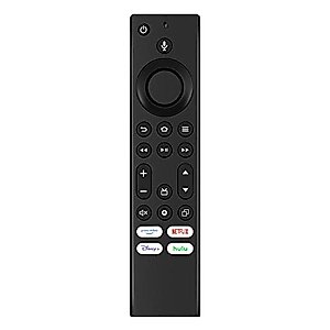 New NS-RCFNA-21 Voice Remote Control Replacement fit for Insignia Fire TV and Toshiba Fire TV Edition Smart TV, Compatible with NS-40D510NA21 NS-39DF310NA21 NS-58F301NA22 NS-50F301NA22 (No Battery)