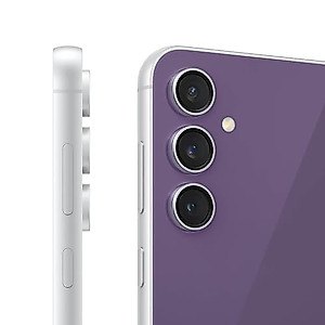 SAMSUNG Galaxy S23 FE Cell Phone (Purple) + $49.99 Buds FE (Graphite) 256GB Unlocked Android Smartphone w/ Long Battery Life and True Wireless Bluetooth Earbuds w/ Wing Tip Design, US Version, 2023