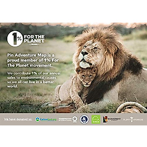 World Map Poster with Pins for Travel Tracking | Push Pin Travel Map Poster for travel tracking (32 x 24)