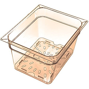 Carlisle FoodService Products 1043513 StorPlus High Heat Drain Shelf, Half Size, Amber