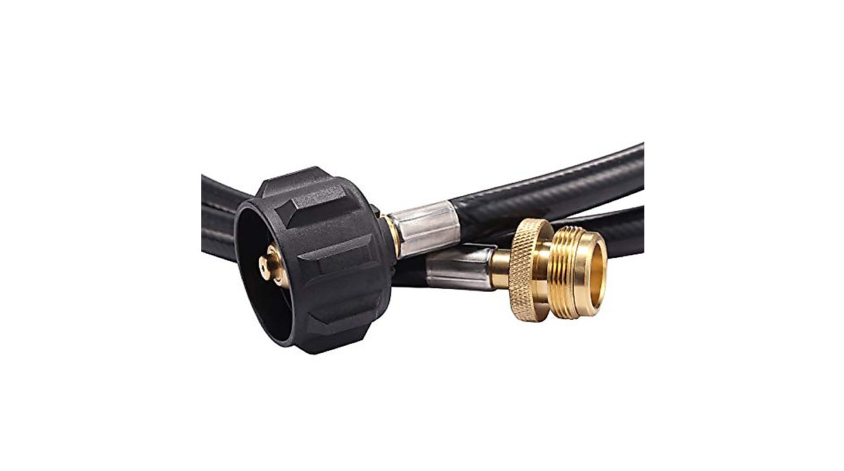 CHAMPS 12 Ft Propane Tank Converter Hose – Safe, Durable & Easy Connect