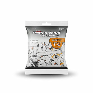 Pride Professional Tee System Mini Tee, 1-1/2-Inch- 90 Count (White)