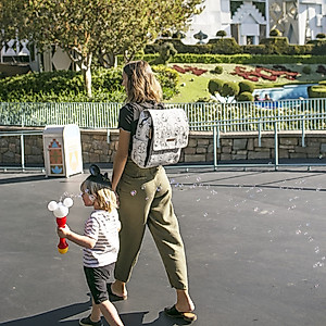 Petunia Pickle Bottom Boxy Backpack | Diaper Bag | Diaper Bag Backpack for Parents | Top-Selling Stylish Baby Bag | Sophisticated and Spacious Backpack for On The Go Moms | Sketchbook Mickey & Minnie