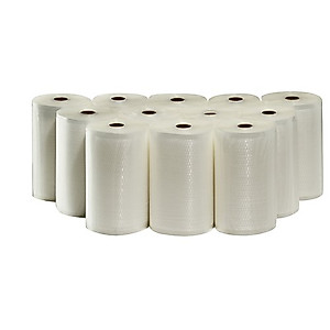 VacMaster Twelve 8" X 50' Rolls of Vacuum Sealer Bags