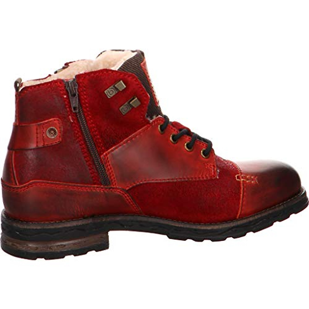 bugatti Men's 321612501214 Classic Boots, Red, 9