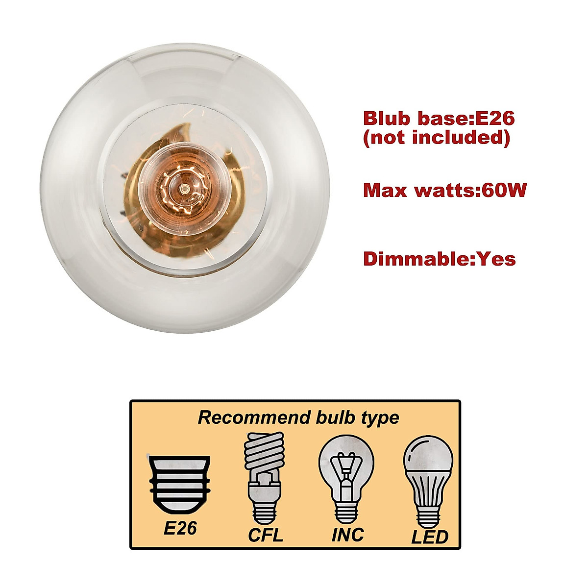 SHAWNKEY Modern Bushed Gold Pendant Light Fixture with Globe Clear Glass Shade Pendant Lighting for Kitchen Island Hanging Lighting