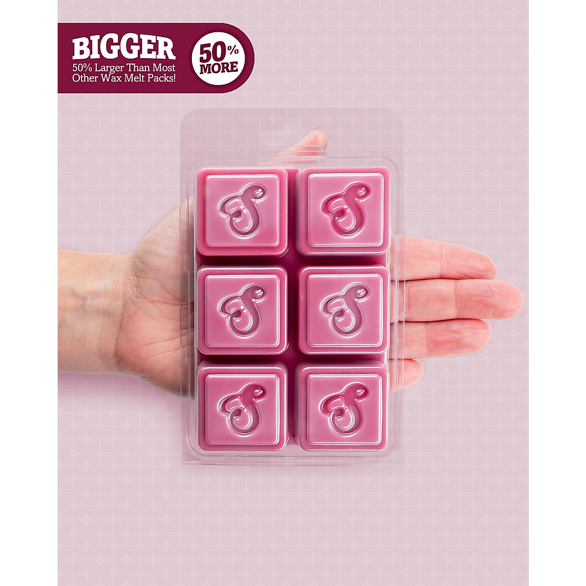 Shortie's Candle Company Mulberry Wax Melts - Formula 117-1 Highly Scented 3 Oz. Bar - Made with Natural Oils - Christmas & Holiday Air Freshener Cubes Collection