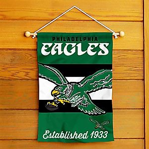 Philadelphia Eagles Retro Vintage Throwback Double Sided Garden Flag