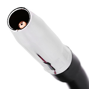 15AK CO2 Welding MIG/MAG Torch Gun Parts Head Replacement with Rubber Handle and Metal Nozzle for 150A 250A Welder