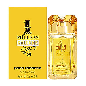 Paco Rabanne 1 Million Cologne Eau de Toilette Spray for Men, 2.5 Fl Oz