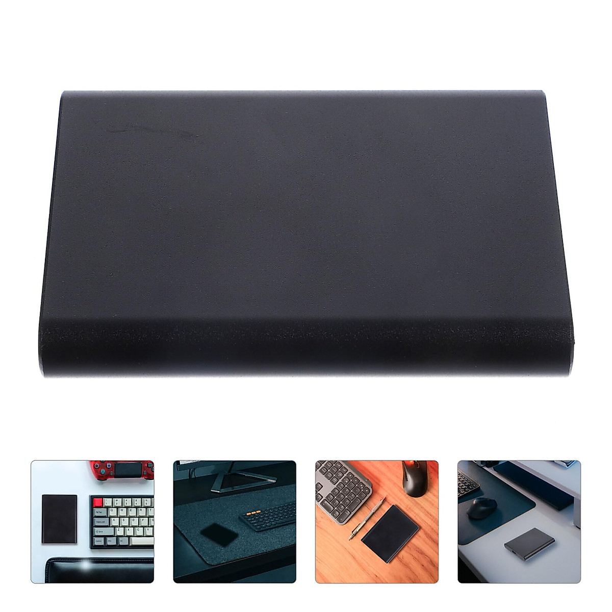 Gatuida 64G Portable External SSD Mobile Hard Drive Mini Expansion Hard Disk Portable External Solid State Drives for PC Laptop Black