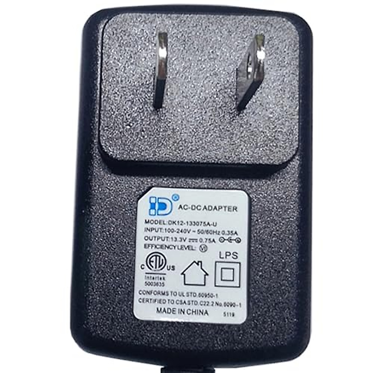 OEM Genuine Shark 13.3V 0.75A AC-DC Adapter for Shark CH950 14 CH95014 U4 66 CH950UKT CH950C CH955 Ultra Cyclone Pet Pro 10.8V Li-ion Battery UltraCyclone Cordless Vacuum Vac XCHRGCH950 Power Charger