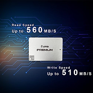 LEVEN JSN600 NAS 2.5” SATA SSD 1TB, Compatible with NAS Devices & NUC & Laptop & Desktop 24/7 Use, Approve for Asustor AS66/67 Use