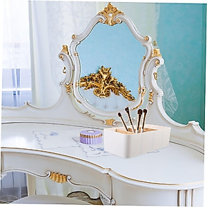 STOBAZA Plastic Storage Bin Small Storage Bin Small Plastic Storage Box Household Lipstick Organizer Key Storage Holder Multi-purpose Box Storage Basket Container Dressing Table Toiletries