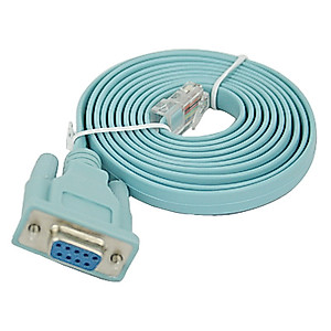 HDE USB to Serial Interface Cable with Serial to RJ45 Console Adapter Cable for Cisco Routers