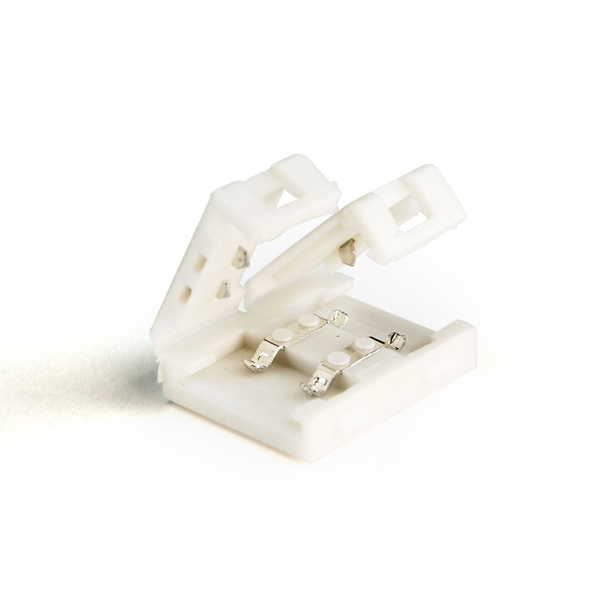 HitLights LED Light Strip Connector, 8mm Single Color 3528 - Gapless Strip to Strip, 10 Pack