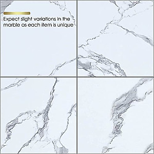 ivinta Corner Bookshelf with Storage, Wall Mount Pipe Shelves, White Corner Shelf Stand, Gold Metal Décor Bookcase, Modern Shelf Organizer Display Stand Rack for Bedroom, Bathroom, Living Room