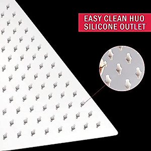 Dcolora 5 pcs Shower Head Replacement Nozzles for Stainless Steel Rain Shower Head