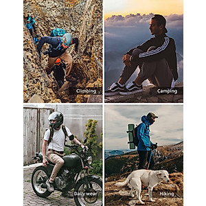 SPECIALMAGIC Golf Hiking Pants for Men Slacks Dress Pants Elastic Waist Casual Tapered Stretchy Slim Fit Denim Blue,32W30L