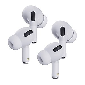 WaveBlock Pro, 2 Pair EarProtect Sticker for AirPods 3rd Generation or AirPods Pro 2, Harm Blocker for AirPods, 5G Shield Reduction, Fits in Case, Tested in FCC Certified Lab