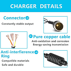 12V 8.5A 100W AC to DC Converter for Car Cigarette Lighter Socket AC/DC Power Supply Adapter for Car Vacuums, Air Compressor, Portable Freezer and Other Devices Power Supply Adapter