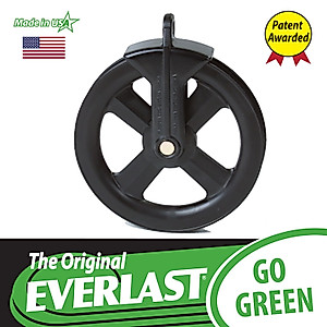EVERLAST® #40 Pulley with 5-inch Wheel for Clotheslines and Other Pulley Applications. Weatherproof. Made in USA (2 Pack)