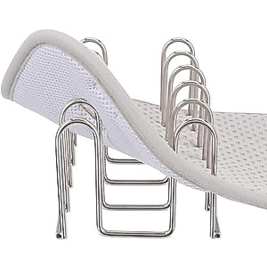 Full Circle Shape Shifter Kitchen Sink Accessories, Recycled Microfiber Dish Mat + Rack, Gray