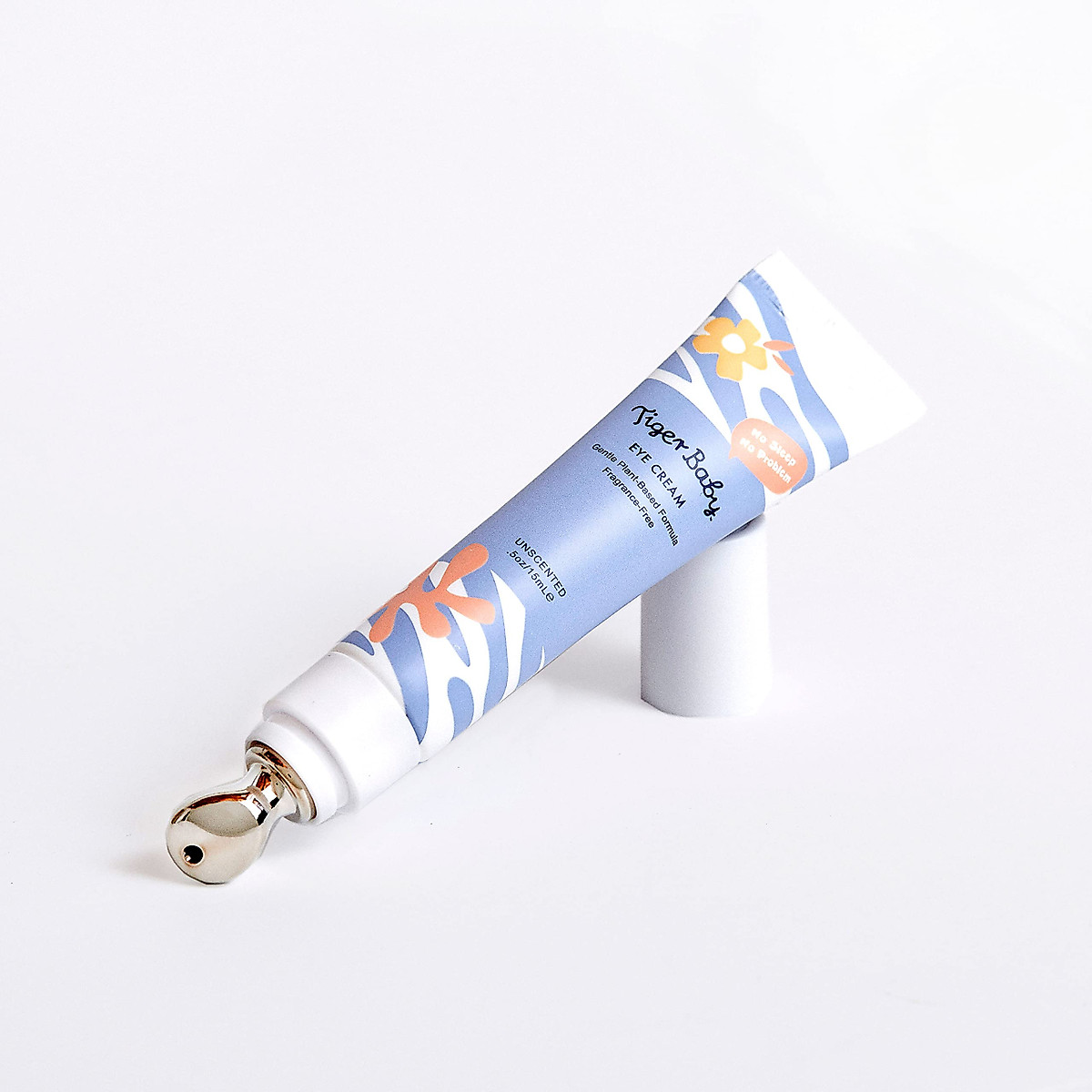 Tiger Baby Eye Cream, Plant-Based Natural and Organic Anti Aging Under Eye Cream to Reduce Puffiness, Wrinkles, and Under Eye Bags, Dark Circle Under Eye Treatment, 0.5 Ounce