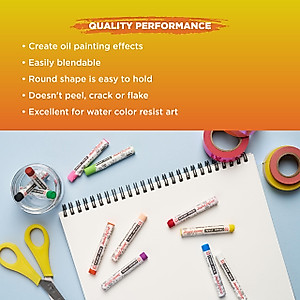SAKURA Cray-Pas Junior Artist Oil Pastel Set - Soft Oil Pastels for Kids & Artists - 25 Colors