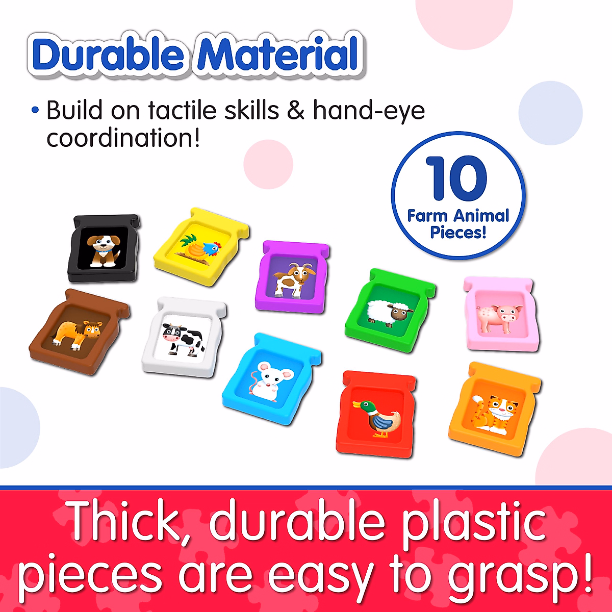 The Learning Journey: Learn with Me – Animal Farm – Teaching Toddler Educational Playset - Counting and Sorting - Preschool Learning Toys & Gifts for Boys & Girls Ages 2-5 Years