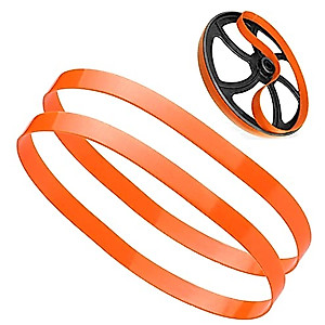 Upgrade Band Saw Urethane Tires - 14" x 1" x .095" (2 Pack) Compatible with Jet, Grizzly, and Powermatic Band Saws