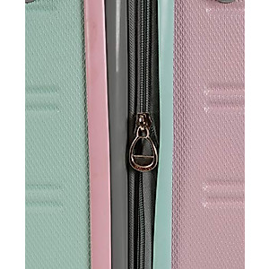 Rockland Melbourne Hardside Expandable Spinner Wheel Luggage, Mint, Carry-On 20-Inch