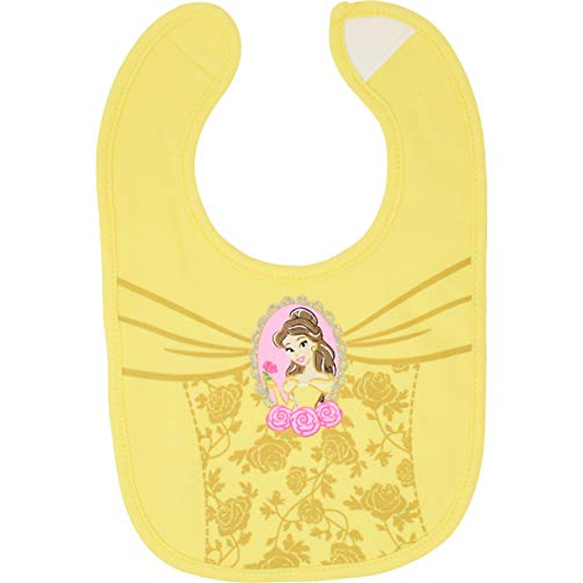 Disney Princess Ariel Cinderella Princess Belle Princess Aurora Snow White 5 Pack Bibs One Size