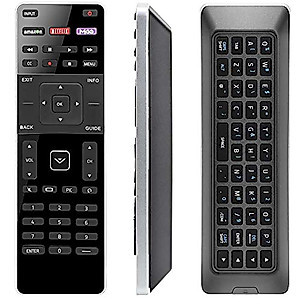 Universal Replacement Remote Control Compatible with All Vizio Smart TV Include D-Series M-Series P-Series V-Series Including Dual Side QWERTY Keyboard