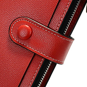 Colygamala Womens Walllet RFID Blocking Bifold Multi Card Holder Zipper Purse Handbag 2018011105-go