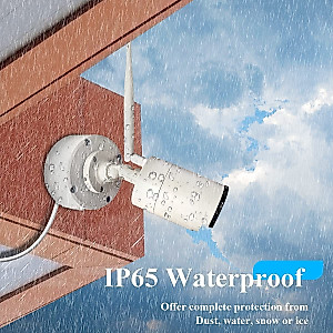 (Metal Aluminum & Waterproof) Junction Box Mount Bracket, Universal for Bullet Security Camera, Aluminum Waterproof Hide Cable Junction Box Compatible with Solar Panel, Fits Wall Ceiling